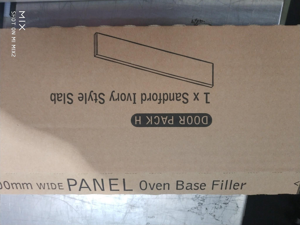 IT KITCHENS SANDFORD IVORY STYLE SLAB OVEN FILLER PANEL (H)115MM (W)59 ...